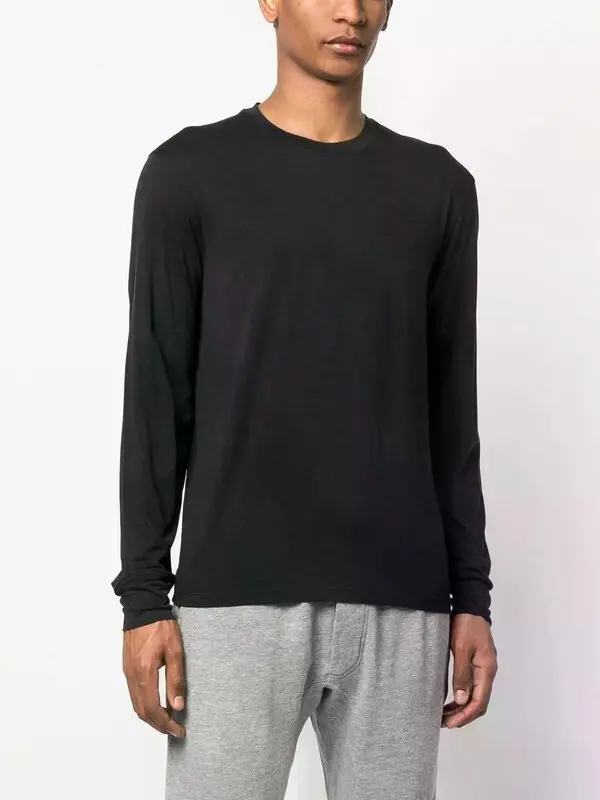 TOM FORD Round-neck Long-sleeve T-shirt - Black