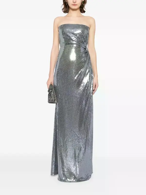 Alex Perry Twisted Sequinned Gown