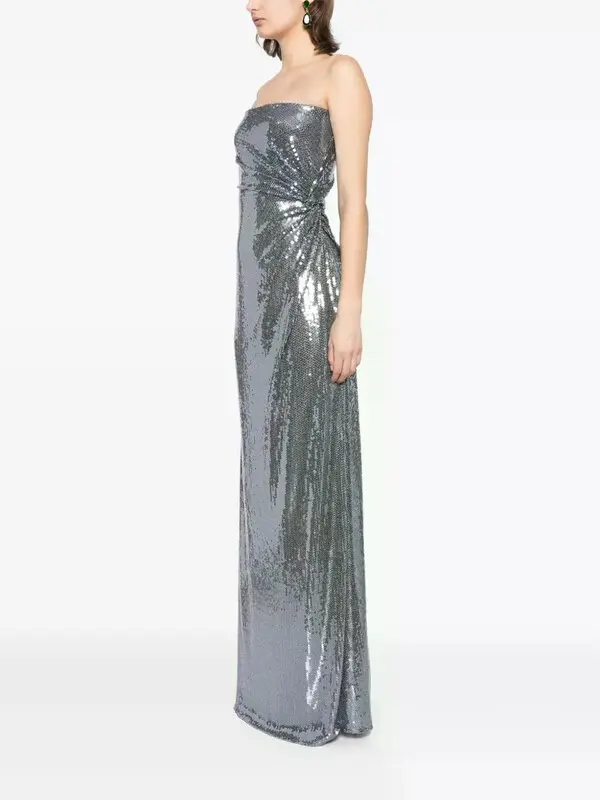 Alex Perry Twisted Sequinned Gown