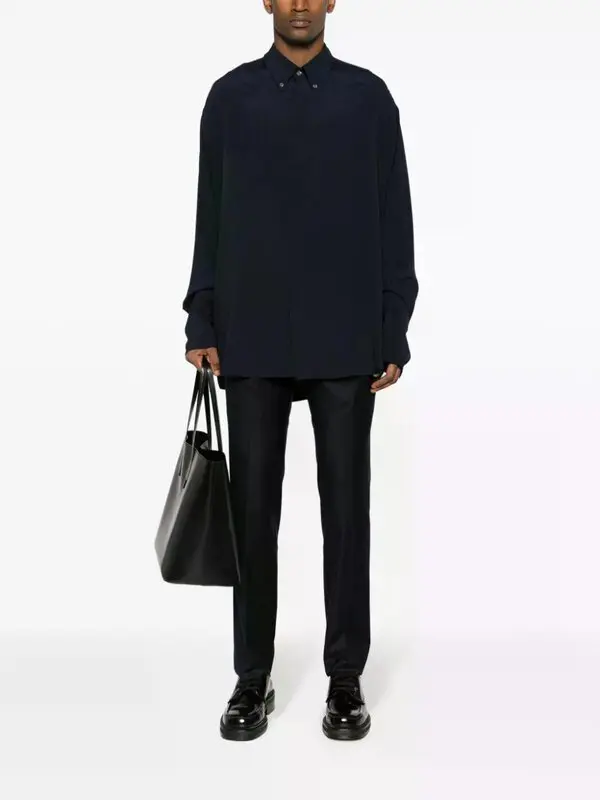 AMI Paris Tapered-leg Wool Trousers