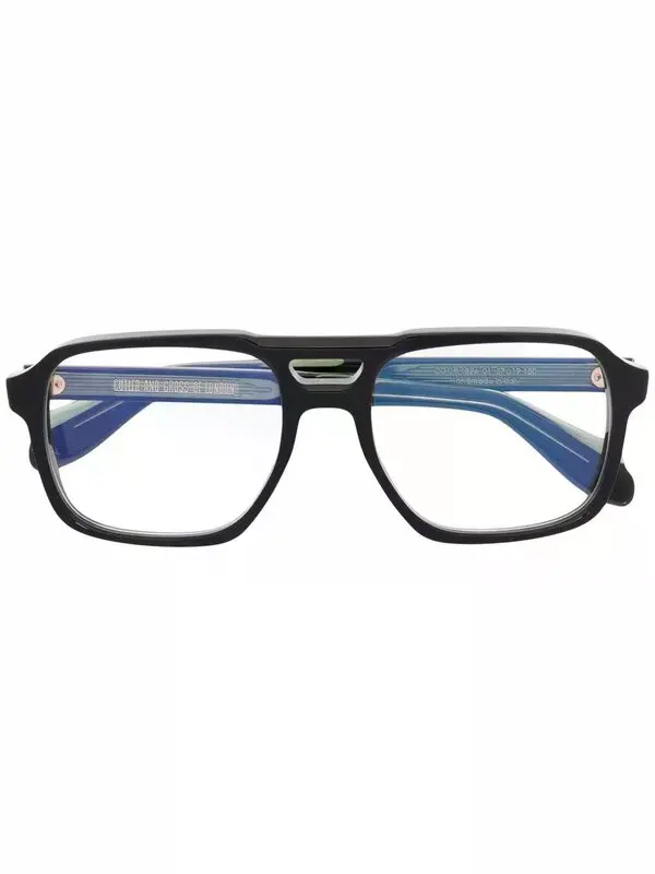 CUTLER & GROSS Pilot-frame Glasses - Black