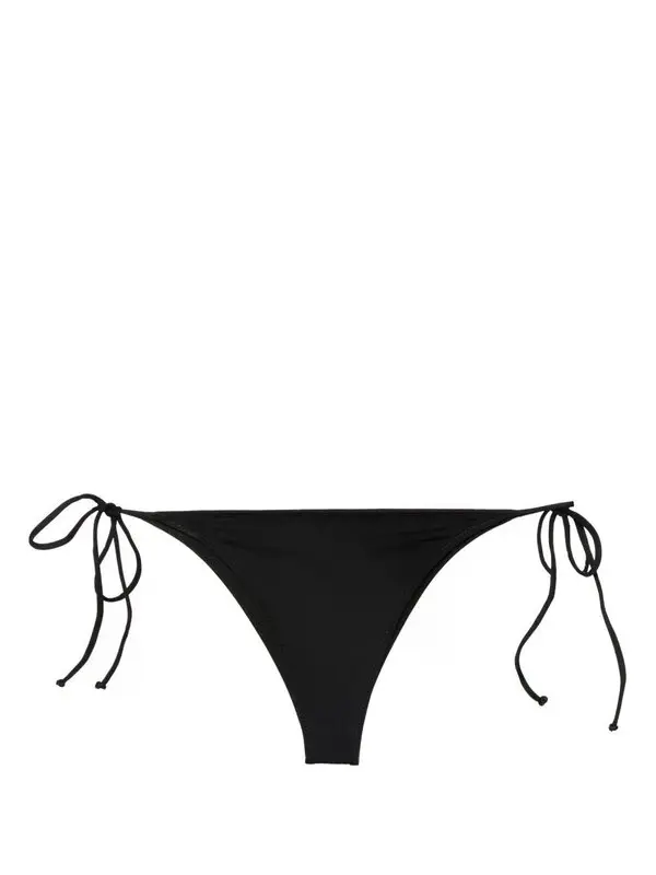 MC2 SAINT BARTH Marielle Side-tie Bikini Bottoms - Black