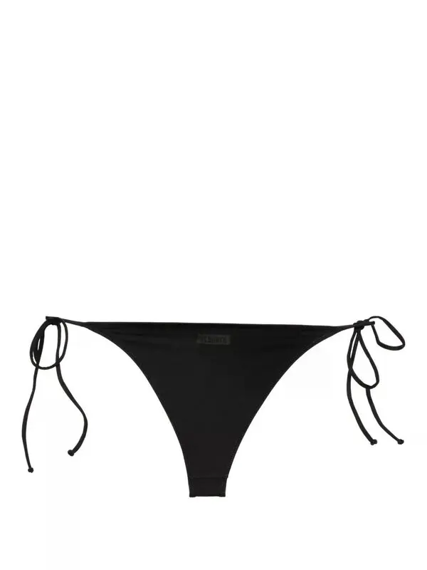 MC2 SAINT BARTH Marielle Side-tie Bikini Bottoms - Black