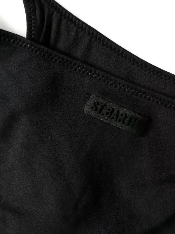 MC2 SAINT BARTH Marielle Side-tie Bikini Bottoms - Black