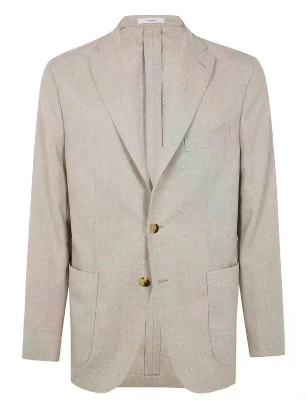 Boglioli Wool Blazer - Neutrals