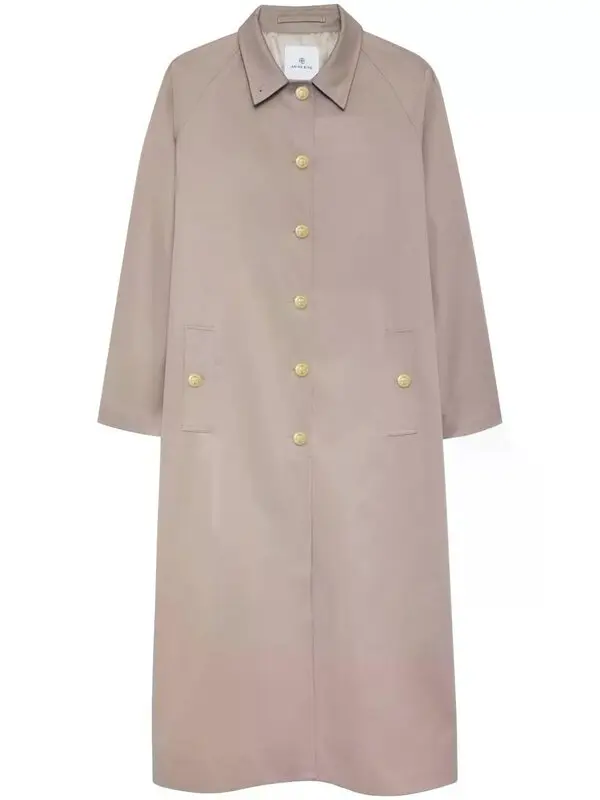 ANINE BING Randy Classic-collar Trench Coat