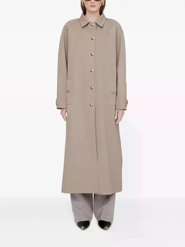 ANINE BING Randy Classic-collar Trench Coat