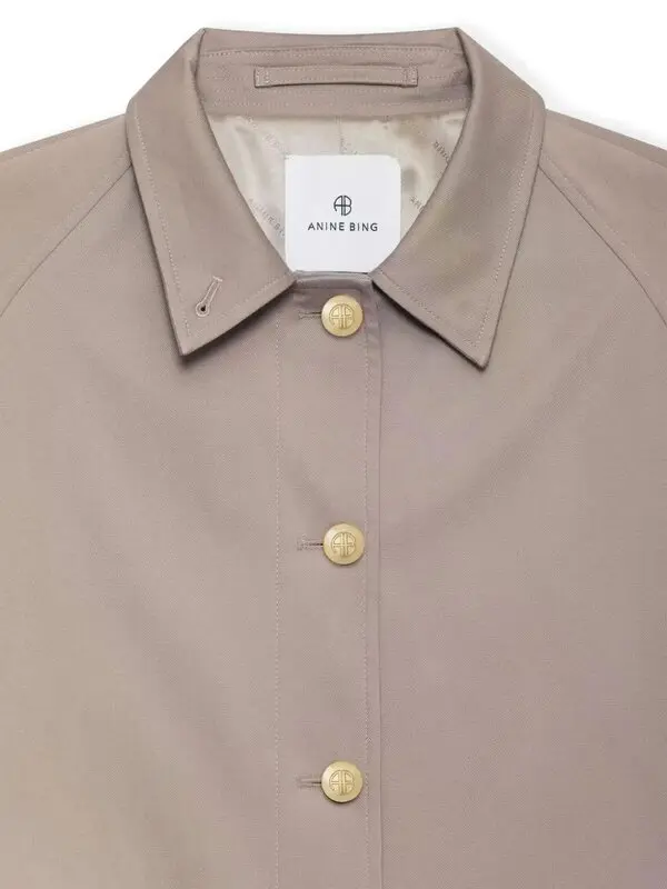 ANINE BING Randy Classic-collar Trench Coat
