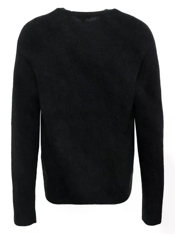 JAMES PERSE Lightweight Textured Cashmere Crewneck