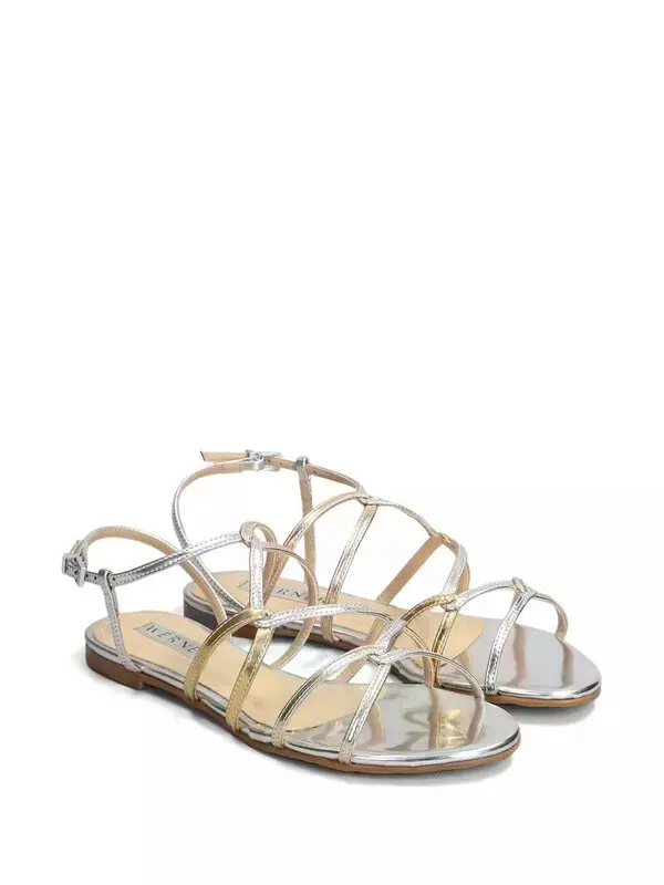 WERNER Metallic-effect Sandals