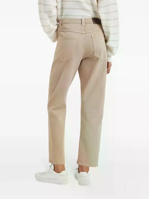 Brunello Cucinelli Mid-rise Cropped Jeans