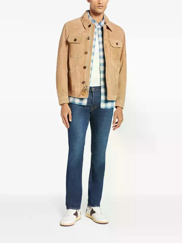 TOM FORD Classic-collar Suede Jacket