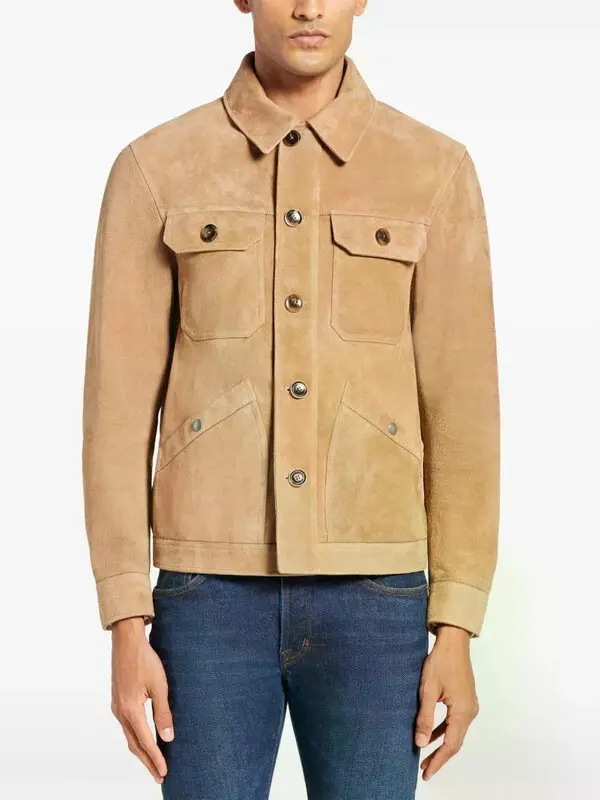 TOM FORD Classic-collar Suede Jacket