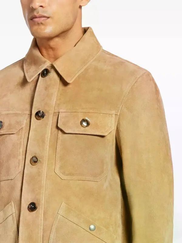 TOM FORD Classic-collar Suede Jacket