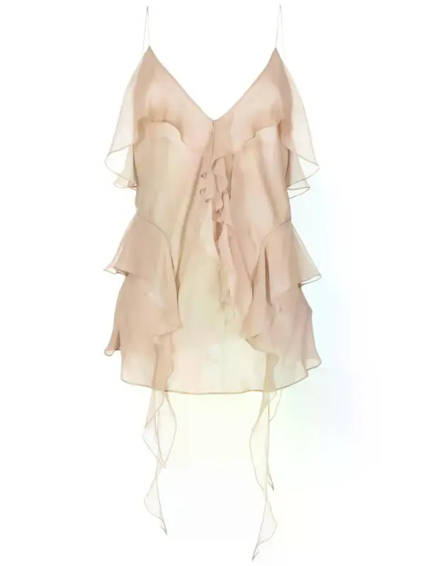 Khaite Draped Silk Top