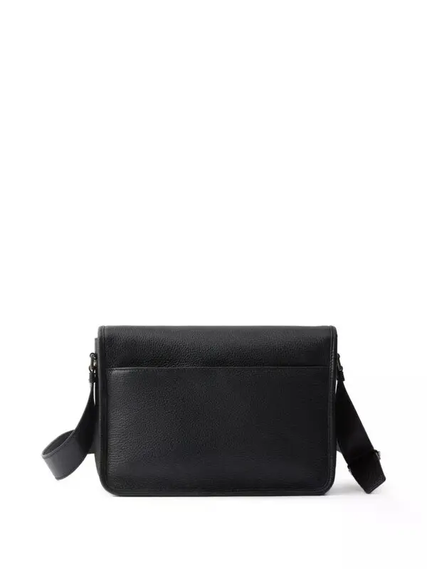 Prada Textured Leather Messenger Bag