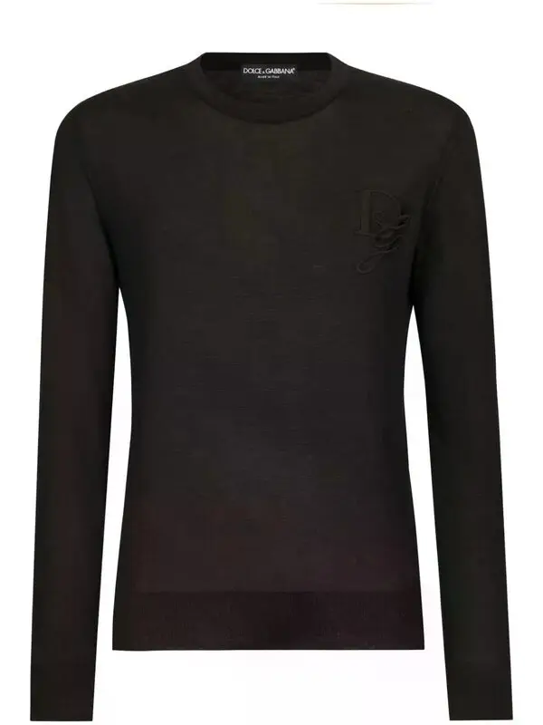 Dolce & Gabbana Logo Embroidered Jumper