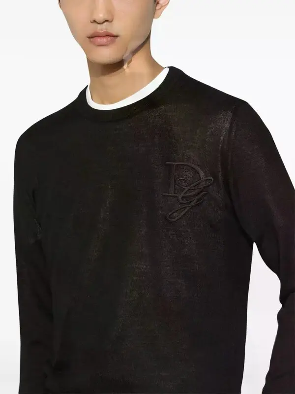 Dolce & Gabbana Logo Embroidered Jumper