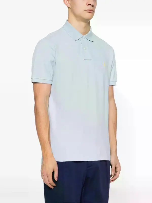 Polo Ralph Lauren Polo Pony-embroidered Polo Shirt - Blue