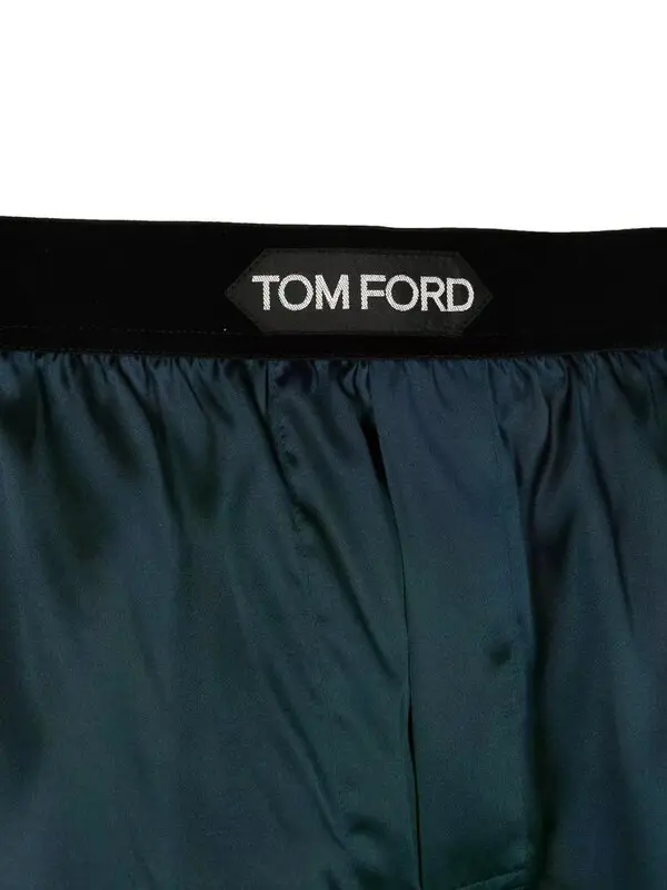 TOM FORD Logo-waist Satin Boxers