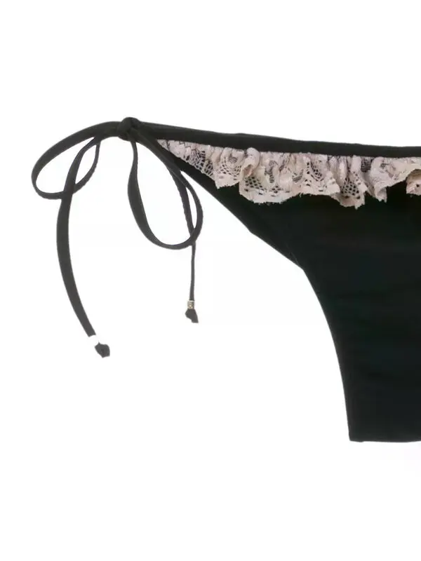 AMIR SLAMA Lace Panel Bikini Set