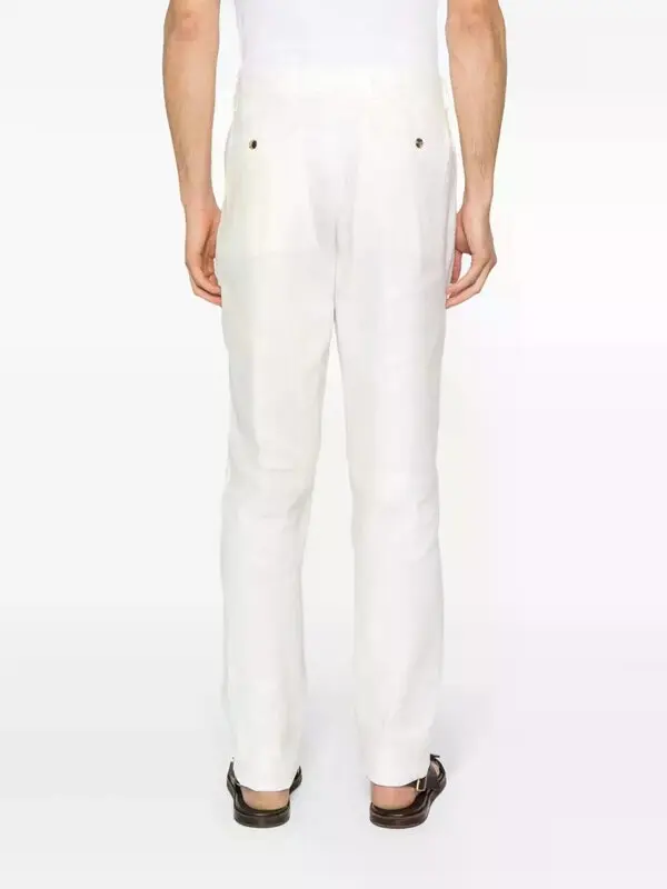 LARDINI Slim-fit Chino Trousers - Neutrals