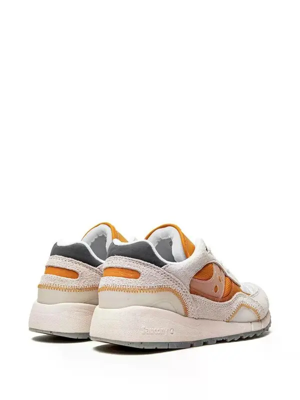 Saucony Shadow 6000 Transparent/orange Sneakers - White