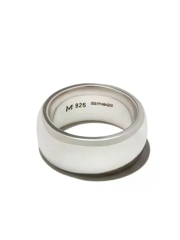 M. Cohen Cigar Band Ring - Silver