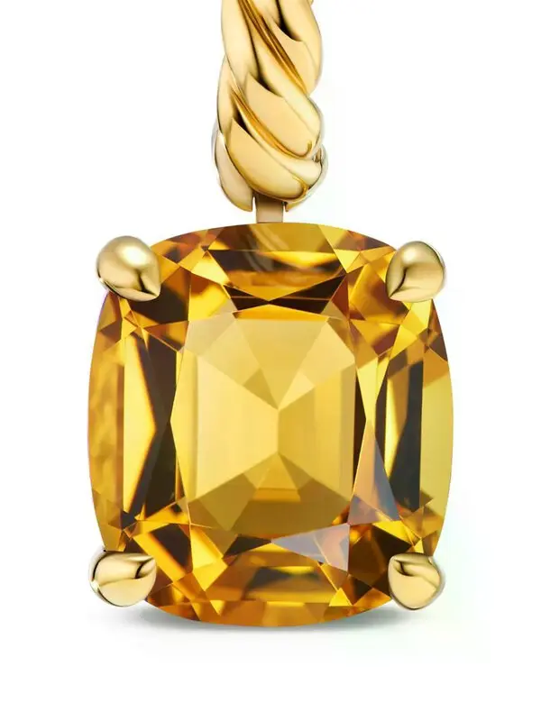 David Yurman 18kt Yellow Citrine Marbella Earrings