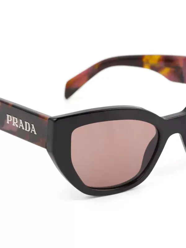 Prada Tortoiseshell Cat-eye Sunglasses - Brown