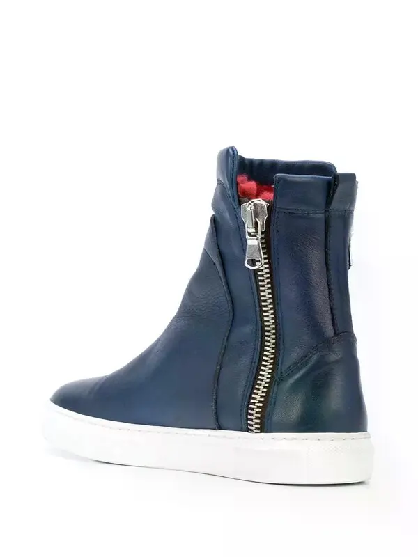 MADISON MAISON High-top Fur Sneakers - Blue