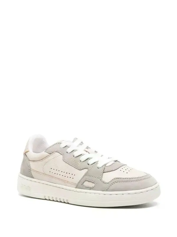 Axel Arigato Dice Lo Suede Panelled Sneakers - Neutrals