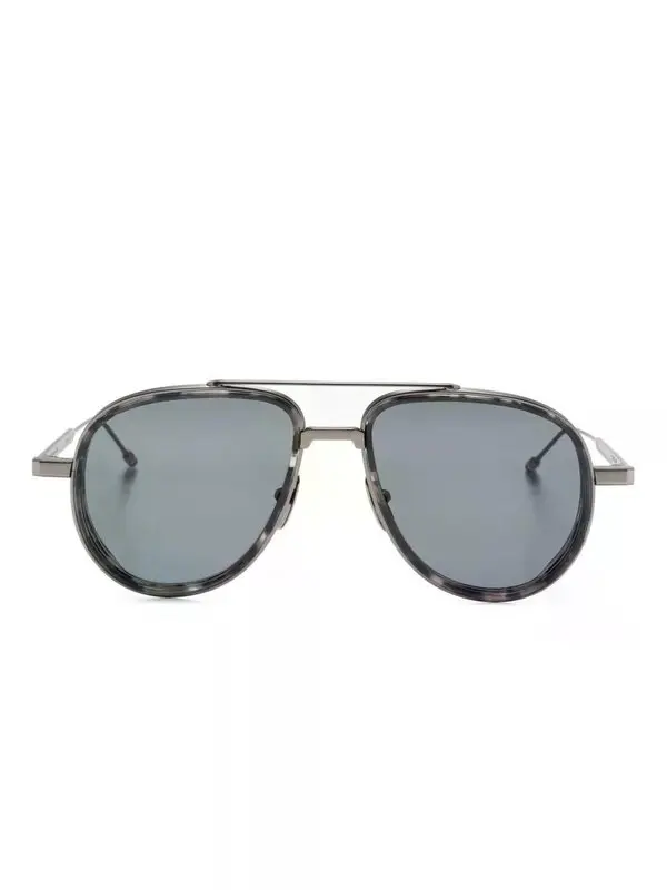 Thom Browne Pilot-frame Sunglasses - Grey