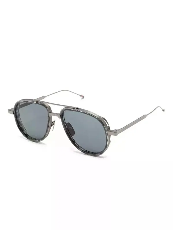 Thom Browne Pilot-frame Sunglasses - Grey