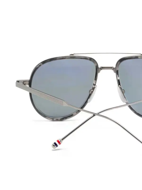 Thom Browne Pilot-frame Sunglasses - Grey