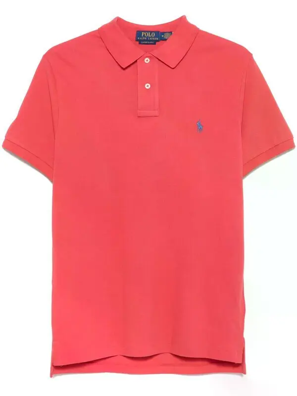 Polo Ralph Lauren Polo Pony-embroidered Polo Shirt - Red