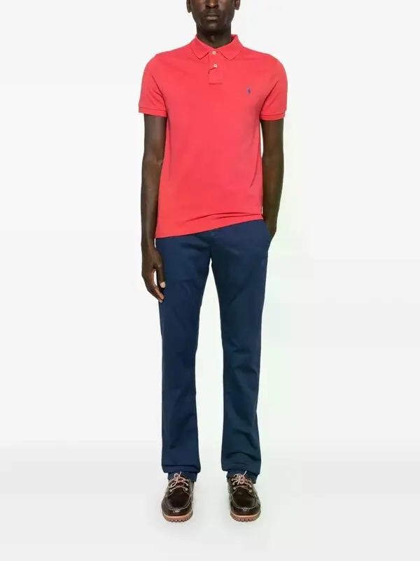 Polo Ralph Lauren Polo Pony-embroidered Polo Shirt - Red