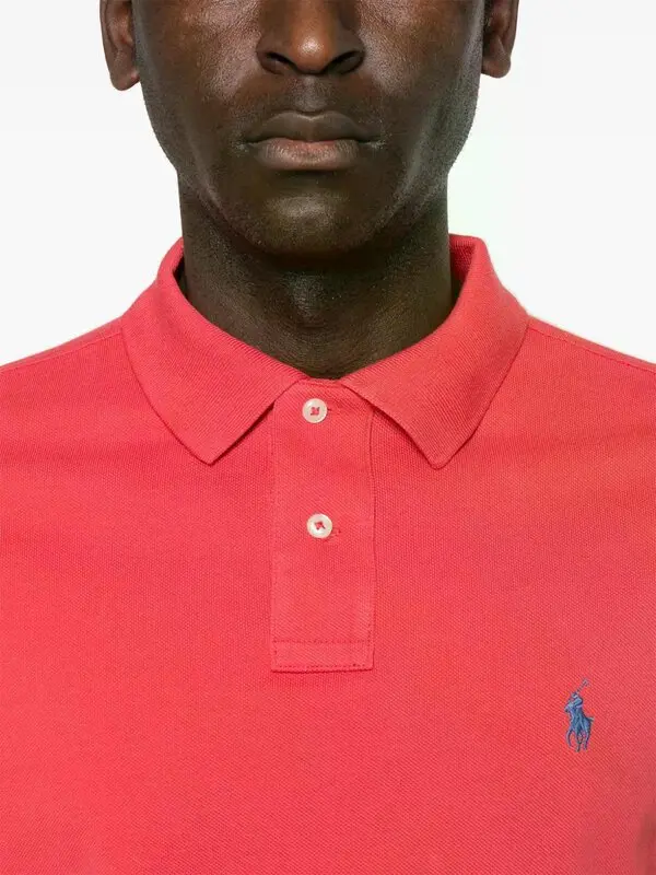 Polo Ralph Lauren Polo Pony-embroidered Polo Shirt - Red