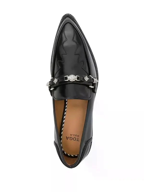 Toga Stud-detailed Loafers