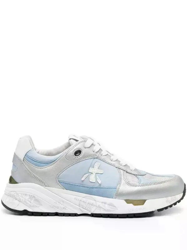 Premiata Mased Leather Sneakers - Blue