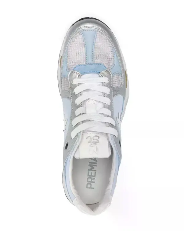 Premiata Mased Leather Sneakers - Blue