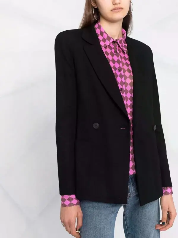 Harris Wharf London Double-breasted Virgin Wool Blazer