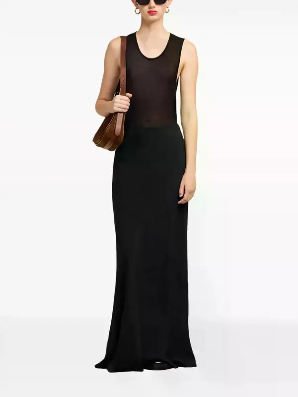 AMI Paris Bias-cut Maxi Skirt
