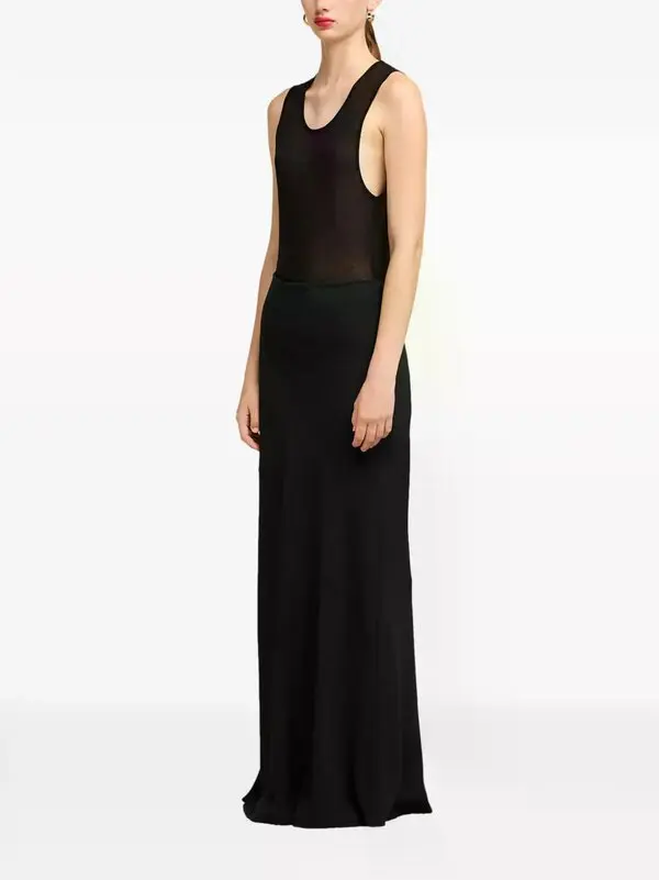 AMI Paris Bias-cut Maxi Skirt