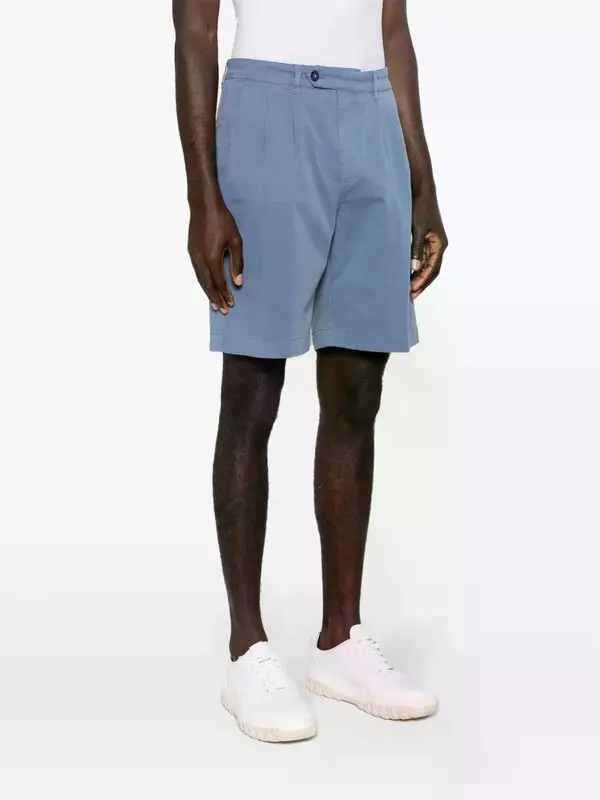 Canali Mid-rise Chino Shorts