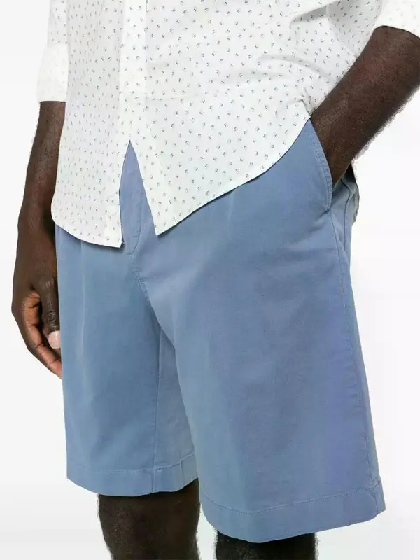 Canali Mid-rise Chino Shorts