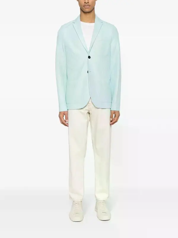 Harris Wharf London Single-breasted Honeycomb Blazer