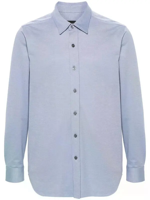 Brioni Long-sleeves Cotton Shirt