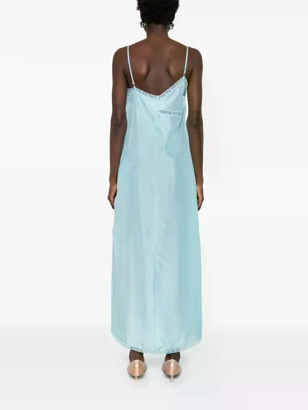 MAISON MARGIELA Asymmetric Silk Maxi Dress
