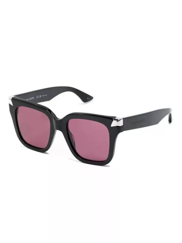 Alexander McQueen Square-frame Sunglasses - Black